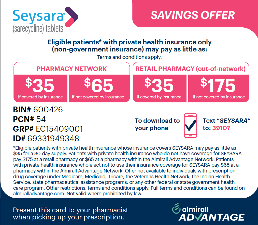 SEYSARA (seysara) for US Healthcare Professionals